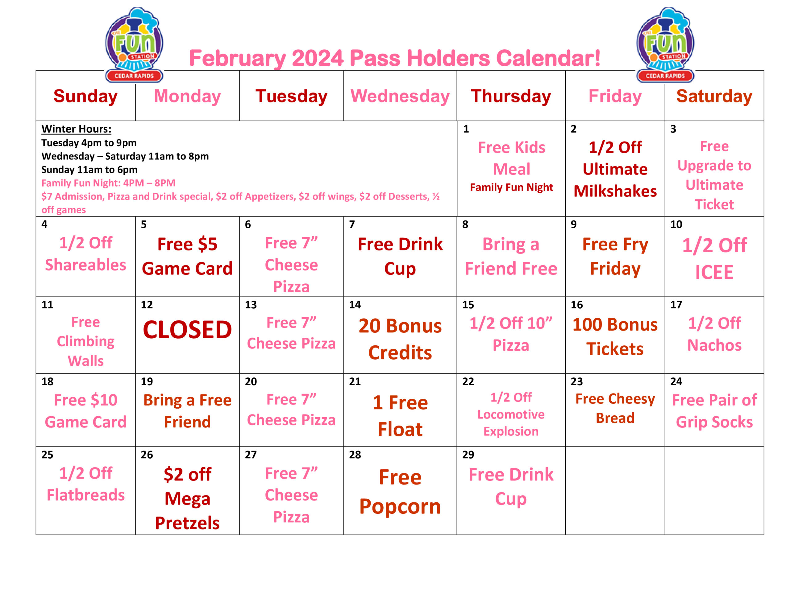 Memberships | The Fun Station - Cedar Rapids, IA